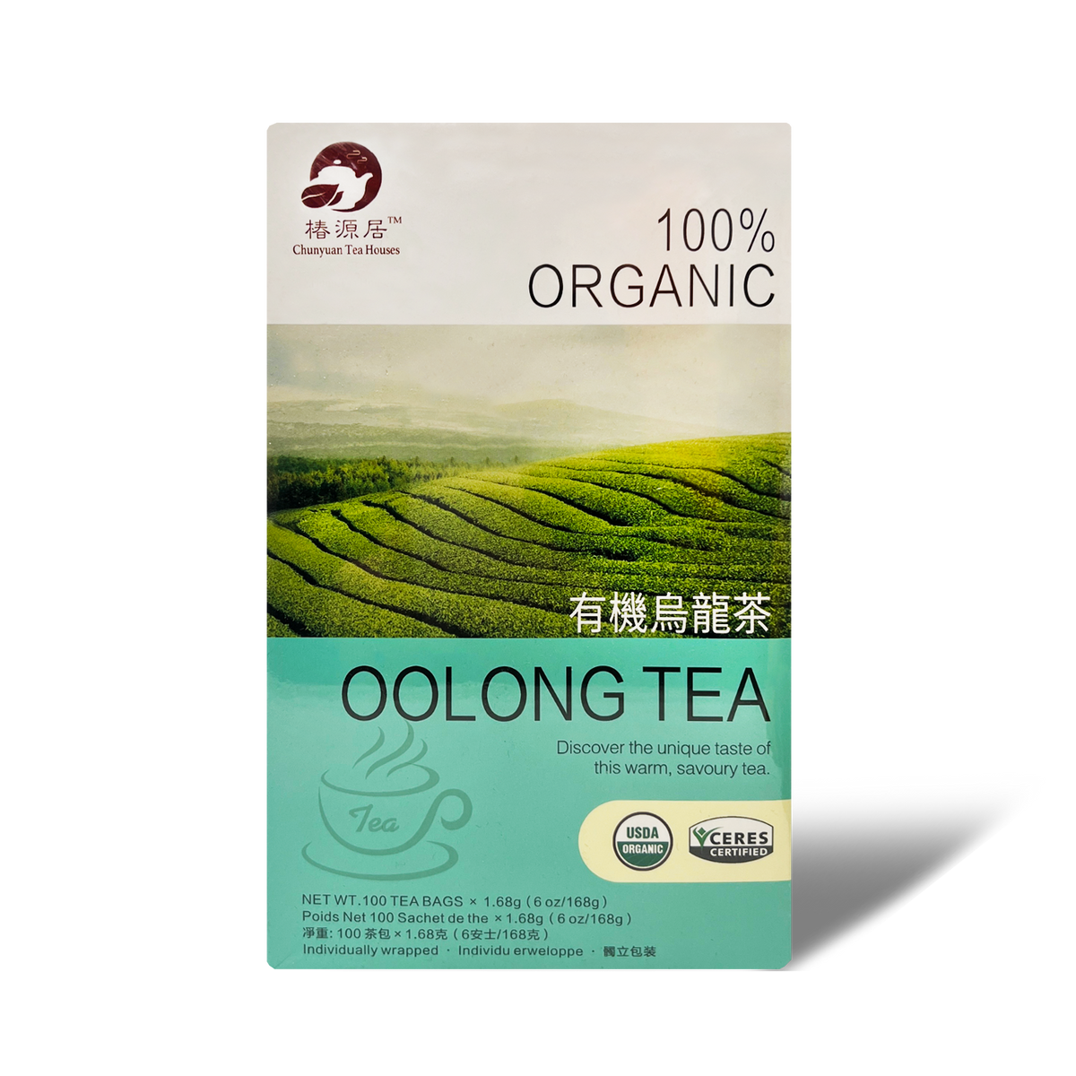 CHUNYUAN TEA HOUSES 100% Organic Oolong Tea 1.68oz (168g) – CoCo Island Mart