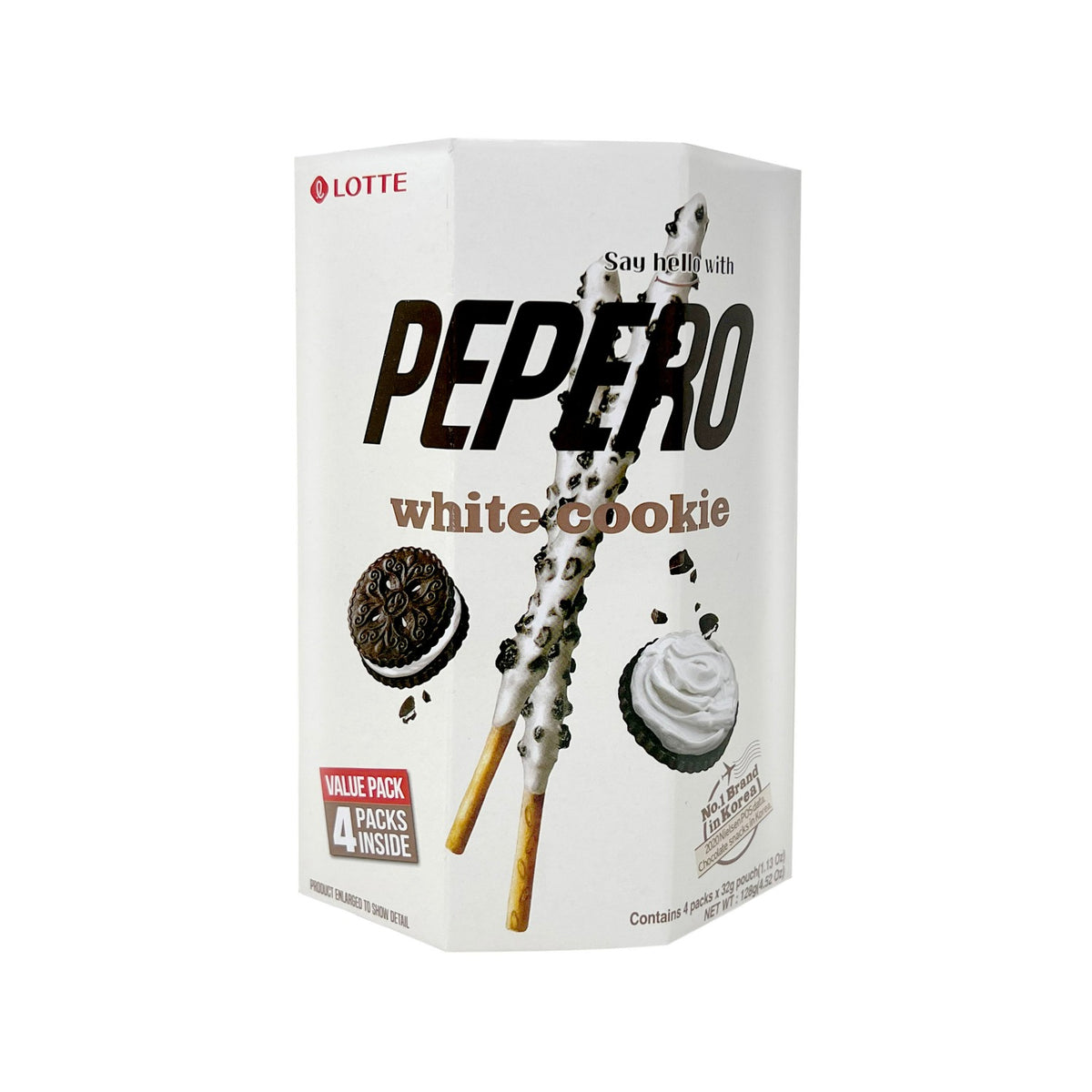 Lotte Pepero White Cookies Biscuit Stick 4.52 Oz (128 g) – CoCo Island Mart